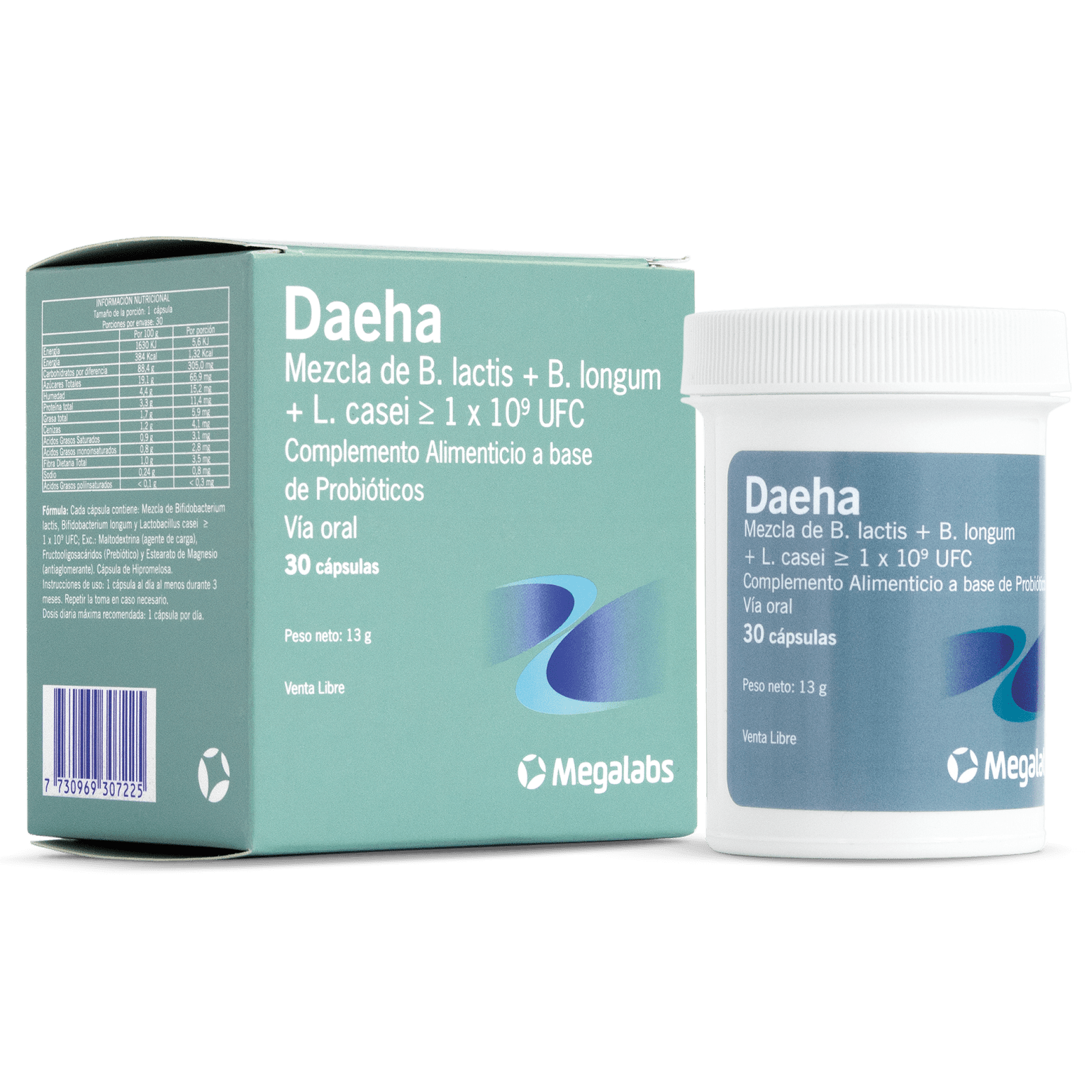 Daeha x 30 Cápsulas - Megalabs Bolivia